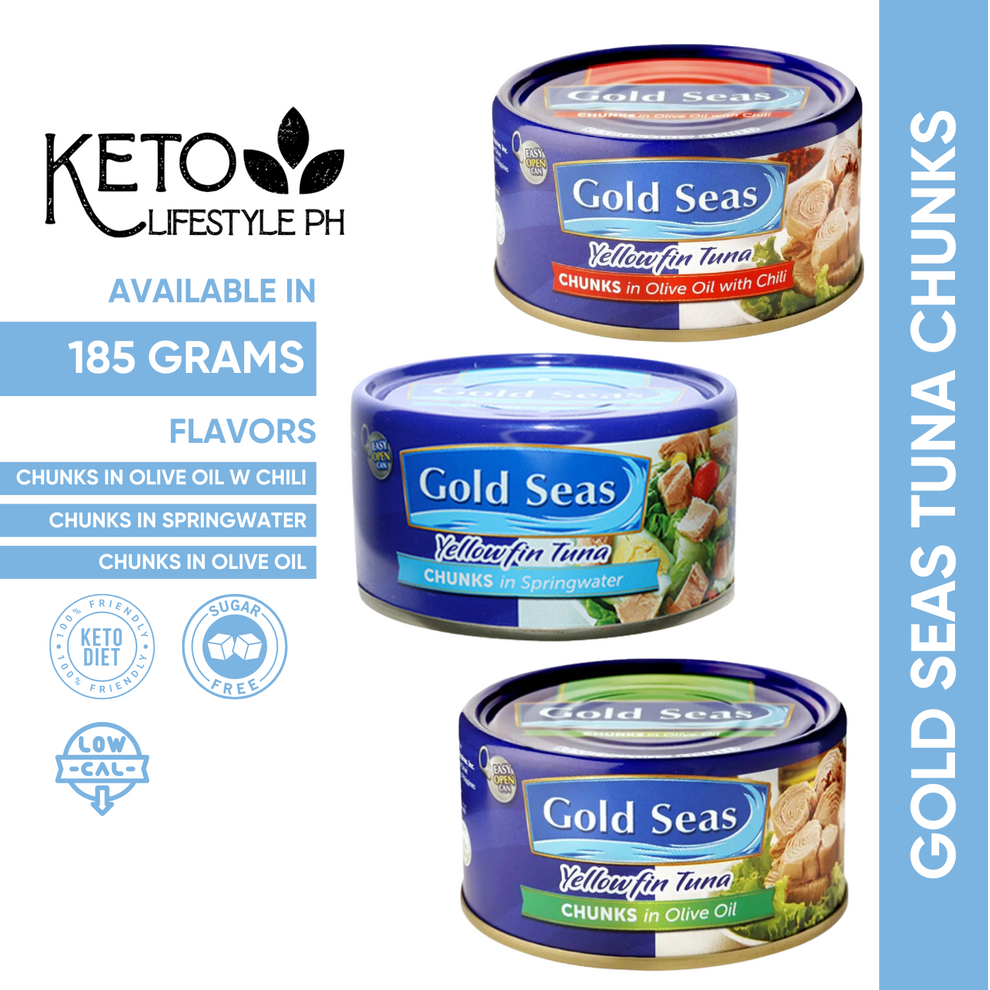 Gold Seas Yellowfin Tuna Chunks 185g – Keto Lifestyle PH