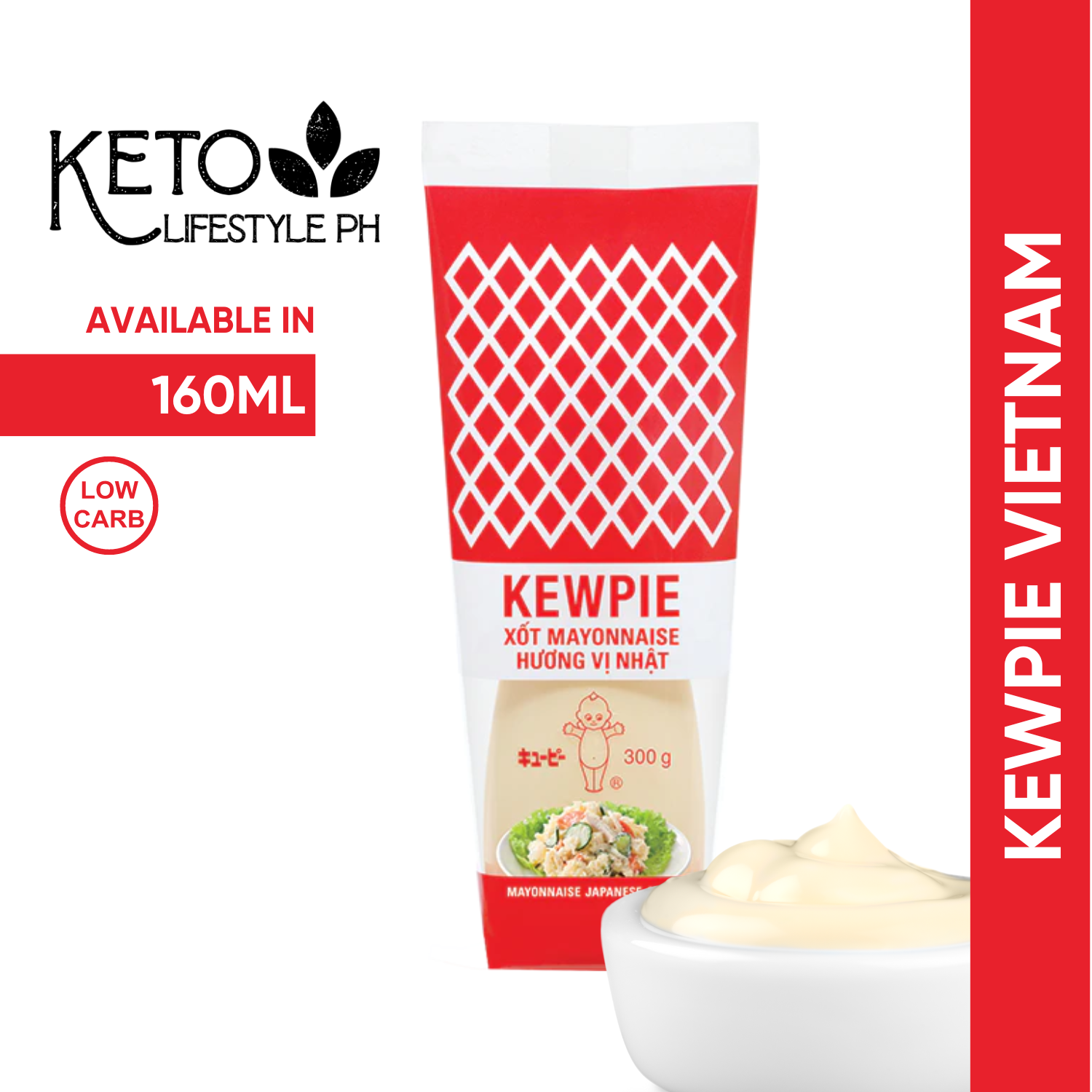 Kewpie Mayonnaise (Keto/Low Carb Diet) Authentic Japan & Vietnam made ...