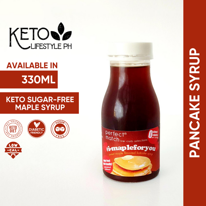 KETO Maple Syrup by PerfectMatch 330ml | SUGAR-FREE – Keto Lifestyle PH