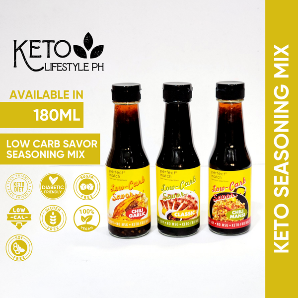 Keto Savor Liquid Seasoning 180ml (No SOY/No MSG/Diabetic Friendly ...