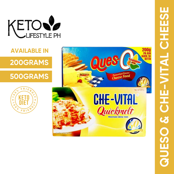 QuesO & Che-Vital Quickmelt Cheese 200g-500g (KETO APPROVED) – Keto ...